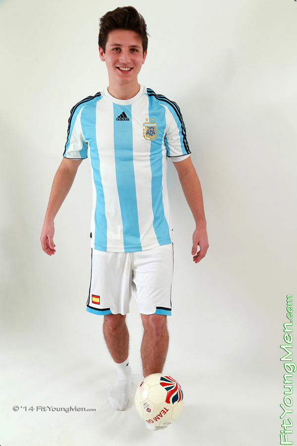 Fit Young Men: Model Alfie Clark - Footballer - Young Footballing Ace ...