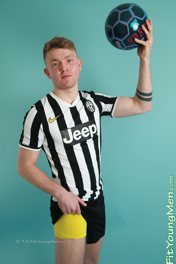 Fit Young Men: Model Jacob Larsen - Footballer - Blond Teenage ...